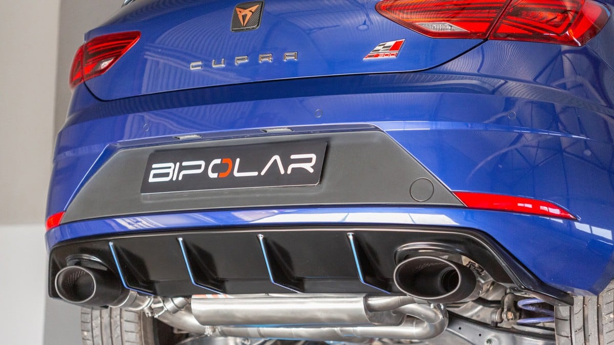 Seat Leon Cupra 290 CJXH Klappenauspuff Grail / Bipolar Exhaust | an ...